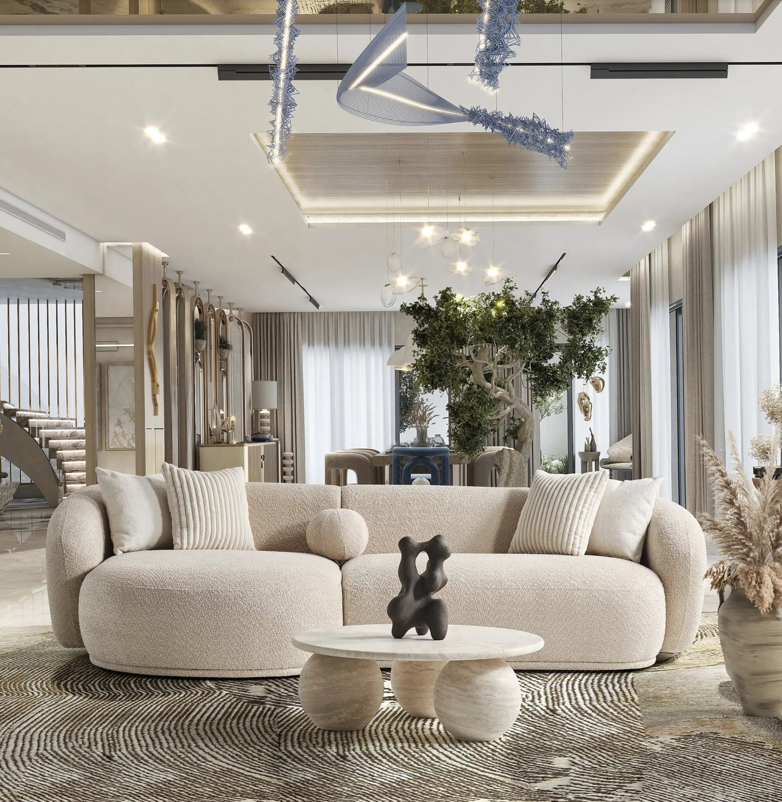 Coltar modern Boucle Leon - rom-confort.ro